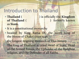 Thailand | PPTX