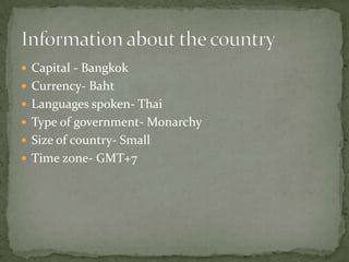 Thailand | PPTX