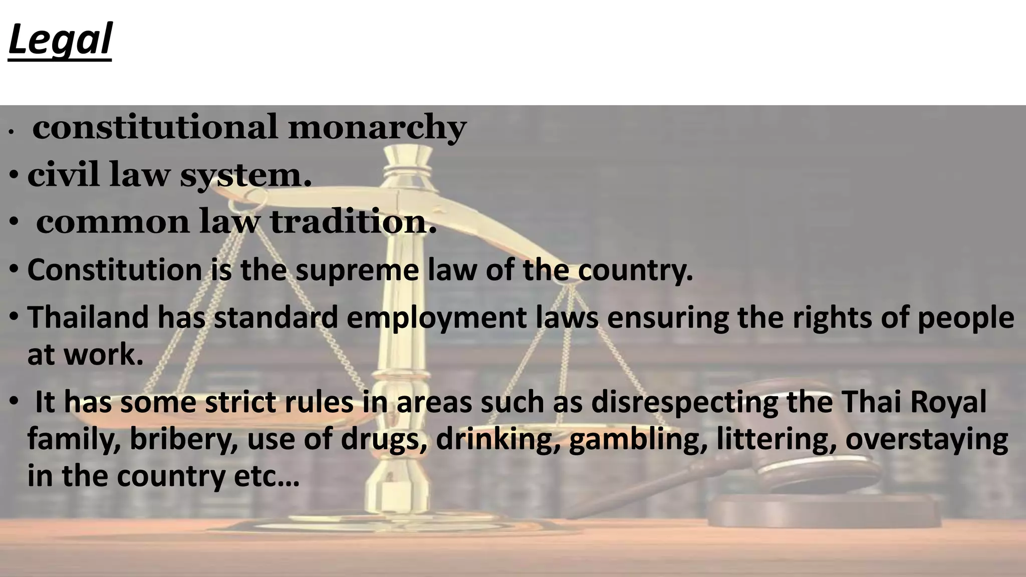 Thailand country study | PPTX