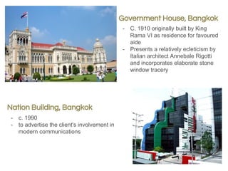HISTORY: Thai (Thailand) Architecture 1.0 | PDF