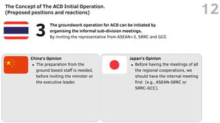 Thailand and The Formation of ACD | PPT