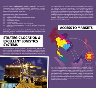 Thailand as a Regional Business Hub | PDF
