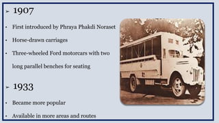 Thailand bus transit system | PPTX