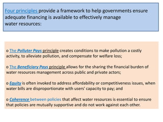 Water Resources Management Financing in Thailand | PPTX