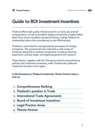 Thailand investment incentives for foreigners 2021 | PDF