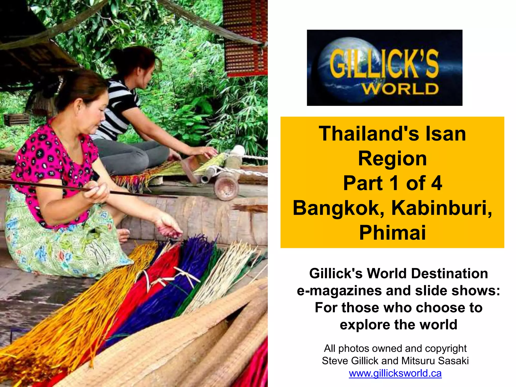 Thailand's Isan Region Part 1 of 4 | PPT