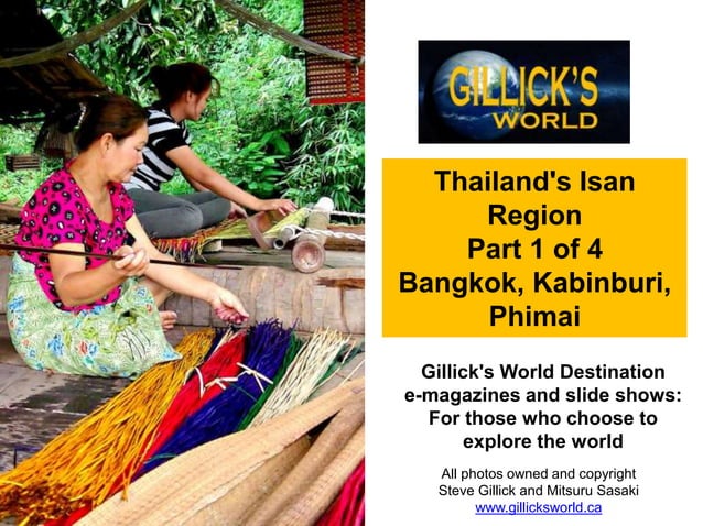 Thailand's Isan Region Part 1 of 4 | PPT