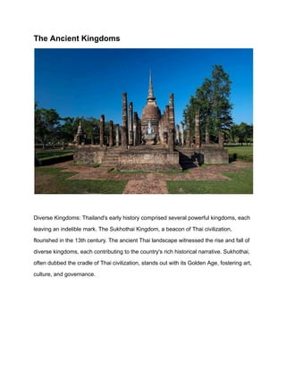Thailand's Rich History and Heritage_ Unveiling the Tapestry of Time.pdf