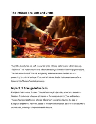 Thailand's Rich History and Heritage_ Unveiling the Tapestry of Time.pdf