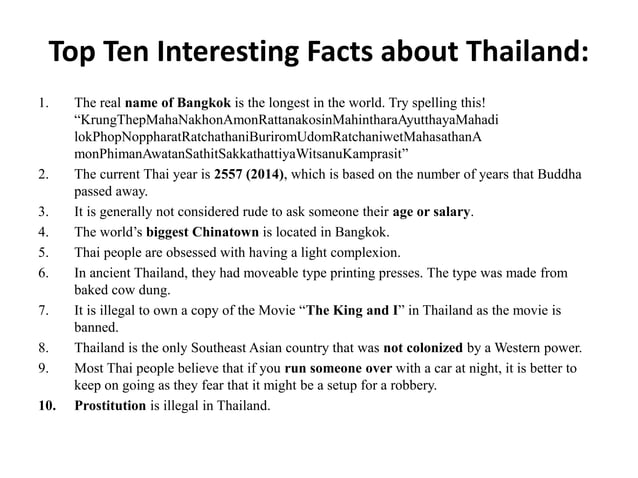 Thai language class presentation | PPTX