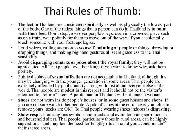 Thai language class presentation | PPTX