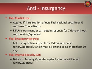 Thai National Security Law | PPTX