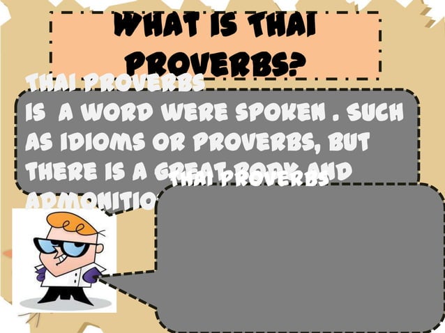 Thai proverbs606 | PPTX | Books and Literature