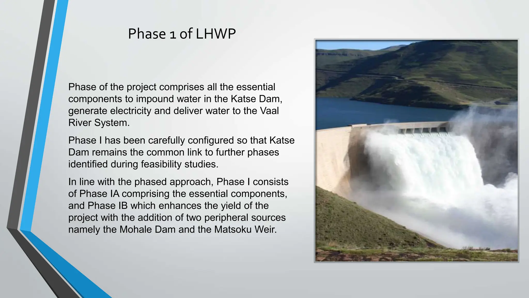 Lesotho Highland water project and Ramarothola Solar project.pptx | Science