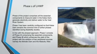 Lesotho Highland water project and Ramarothola Solar project.pptx | Science