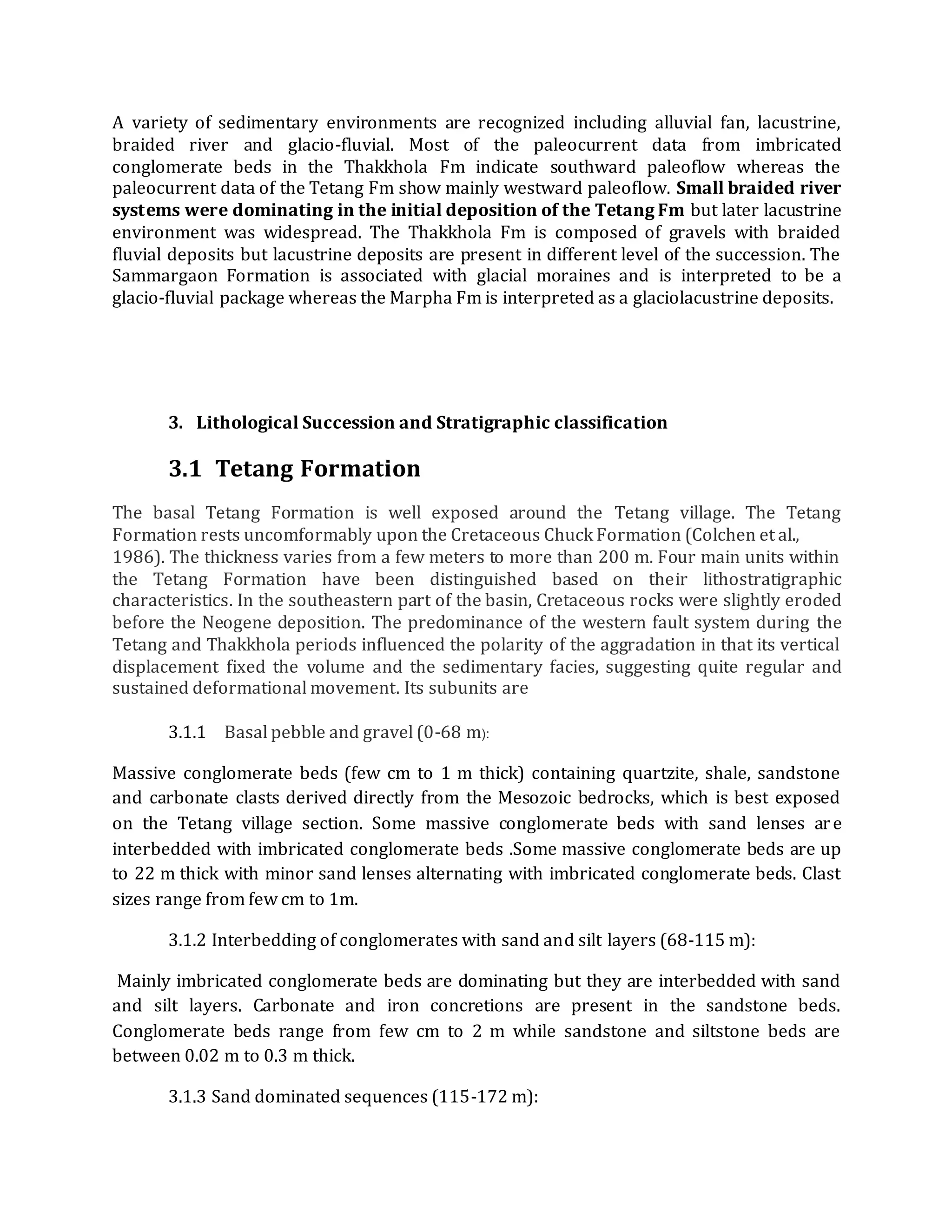 Thakkhola –mustang garben sediments | DOCX