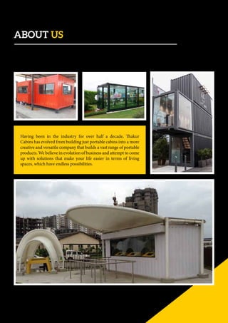 Portable cabins, homes and offices on the go | PDF