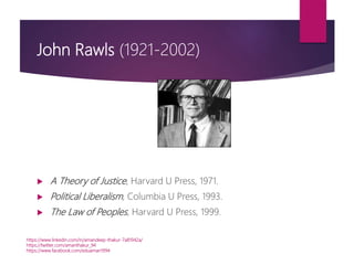 Theory of justice | PPT