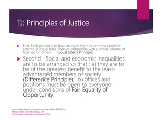 Theory of justice | PPT