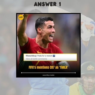 THALA FOR A REASON Quiz set by Diganta Palit | PDF