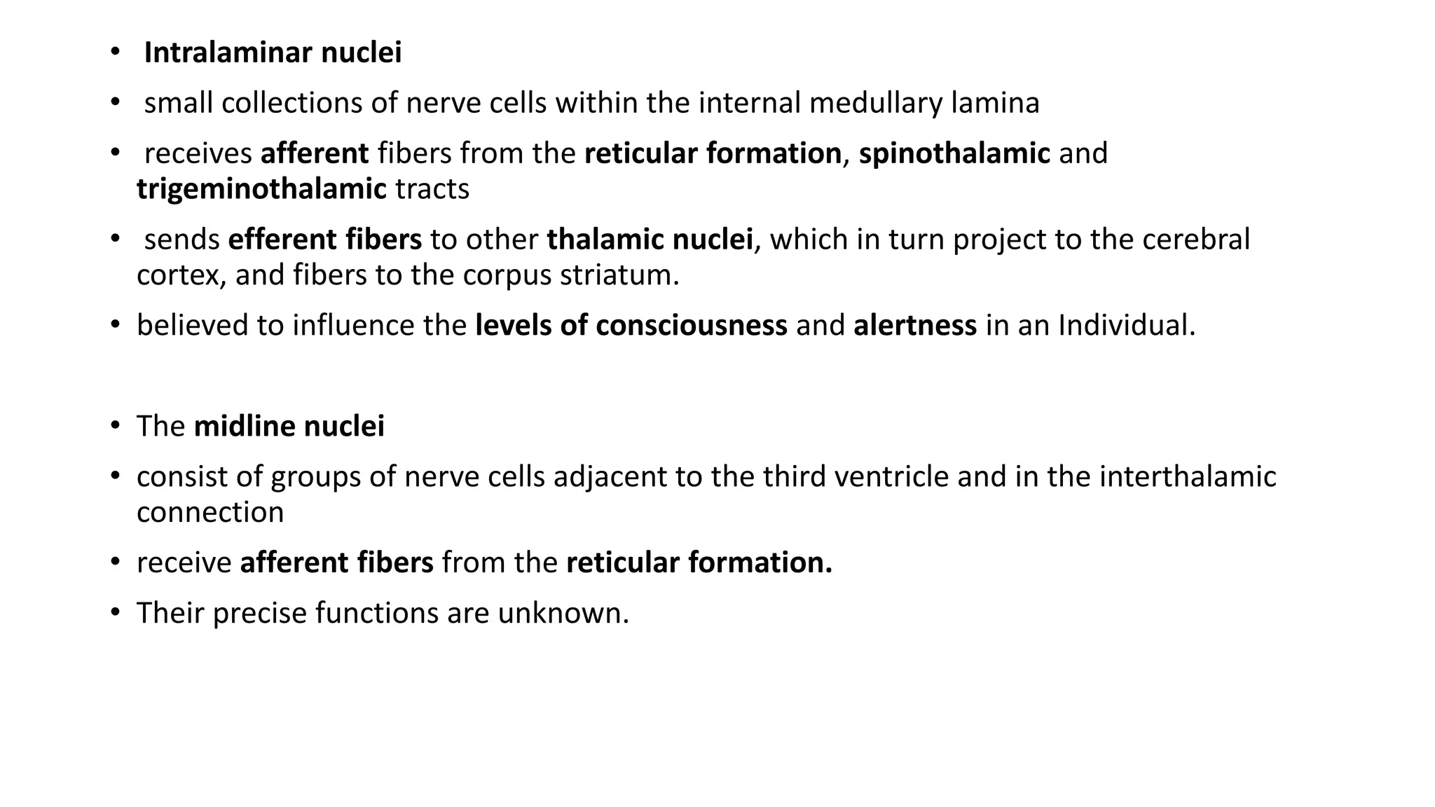 Thalamus and its surgical approaches | PPTX