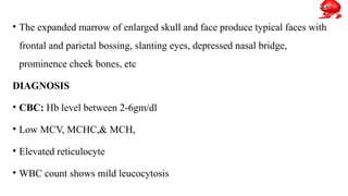 BLOOD DISORDERS -THALASEMIA & ANEMIA FOR NURSING STUDENTS | PPTX