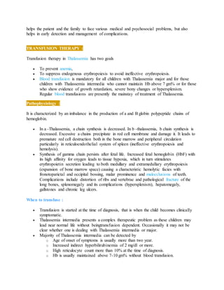 Thalassemia | PDF