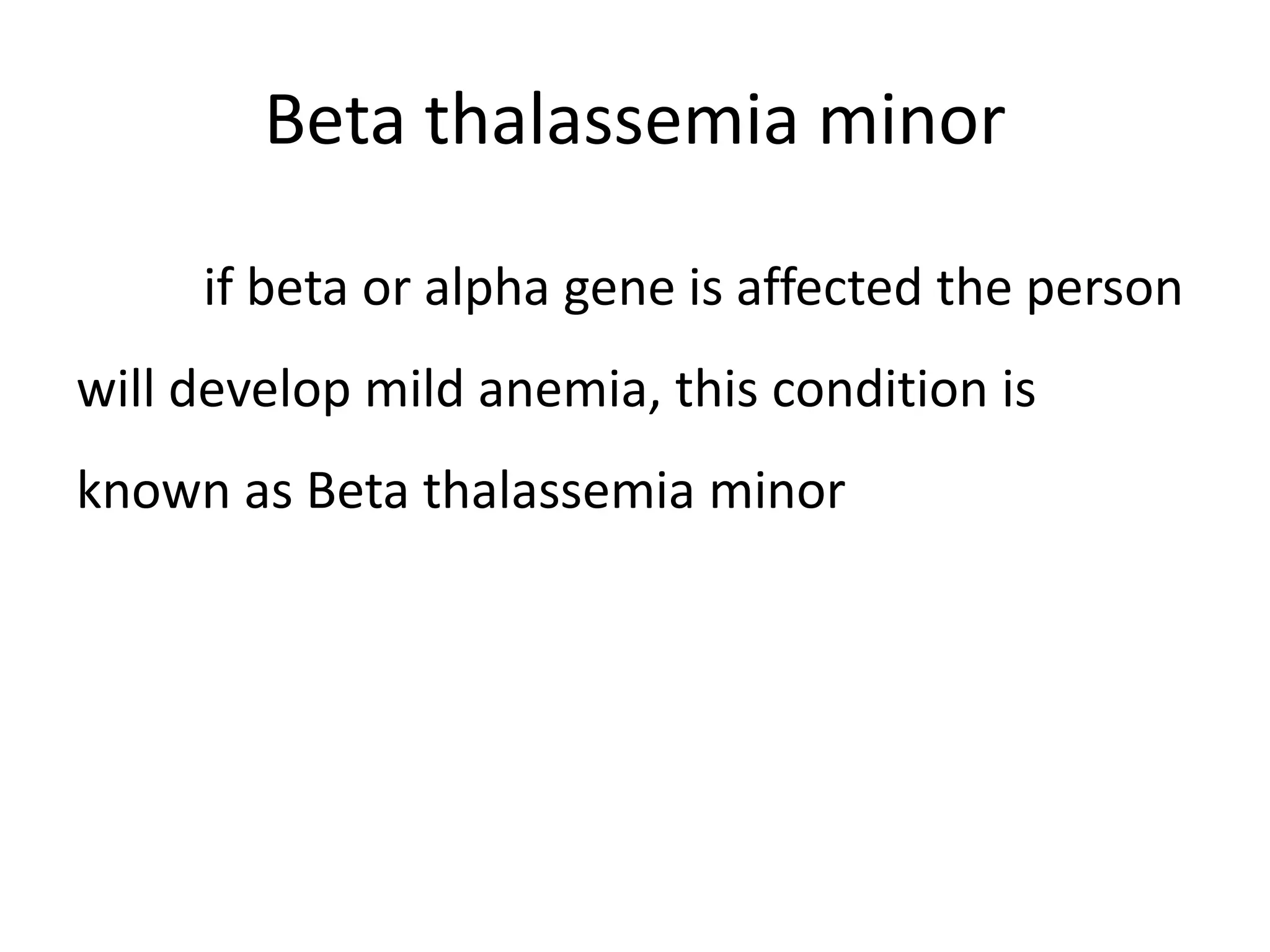 Thalassemia | PPTX