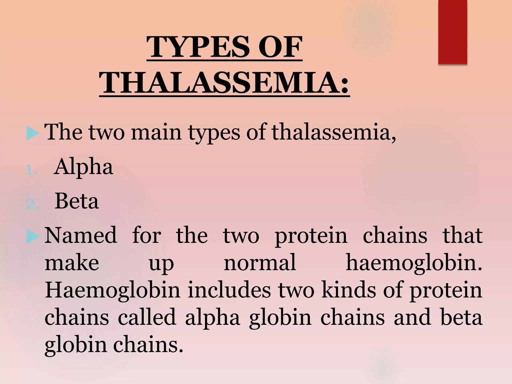 Thalassemia | PPTX