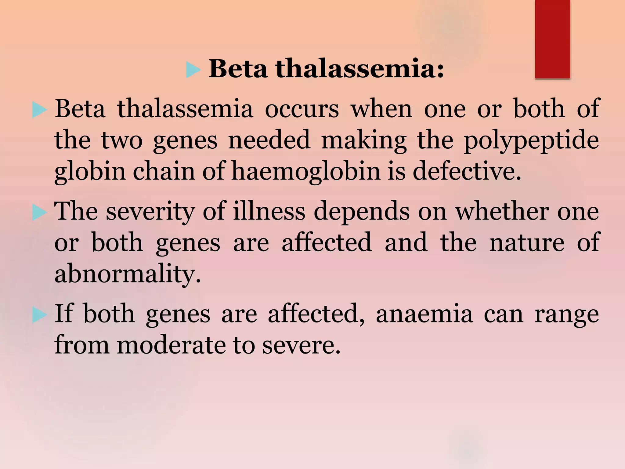 Thalassemia | PPTX