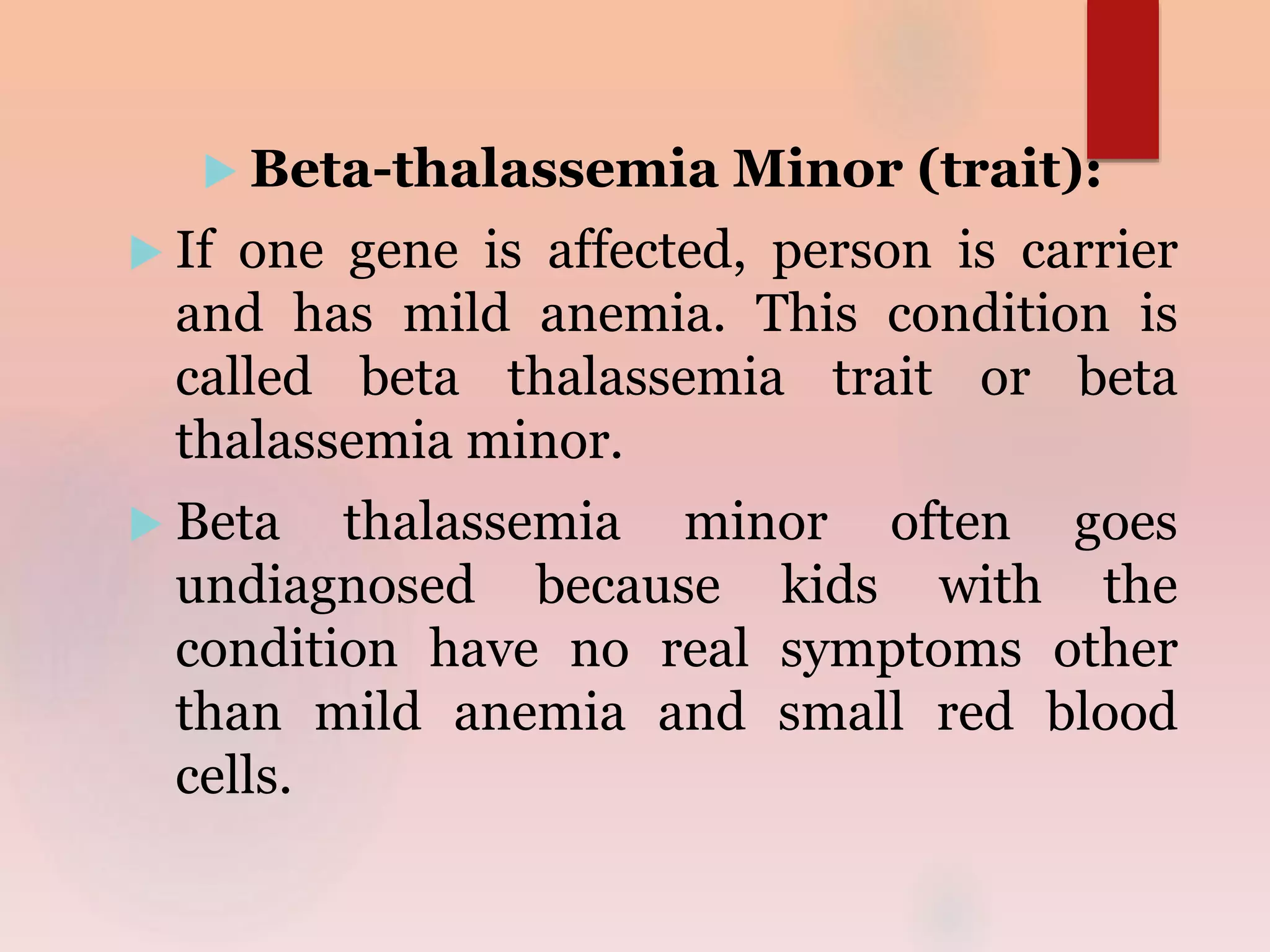 Thalassemia | PPTX