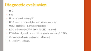 Thalassemia.. | PPTX