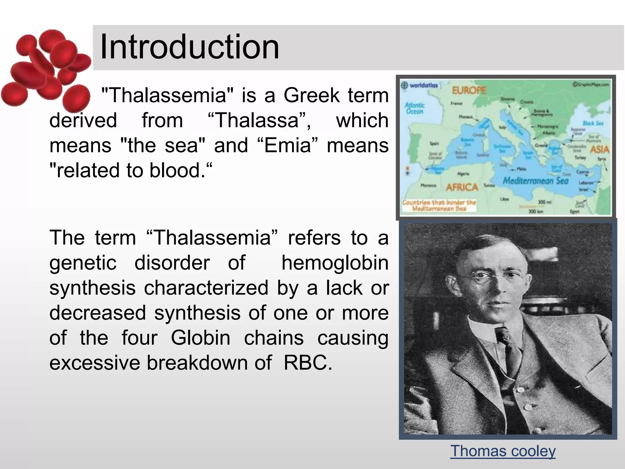 Thalassemia | PPTX