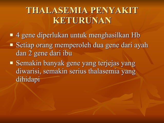 Thalassemia | PPT