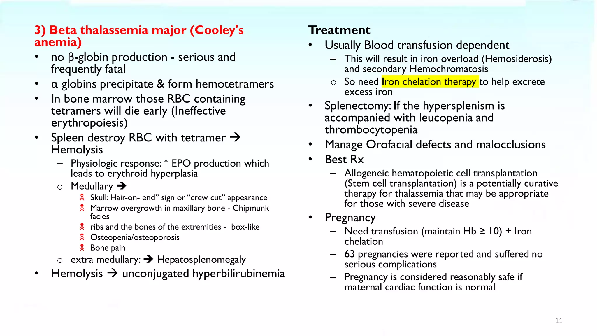 Thalassemia in OBGYN (July 2021) | PDF