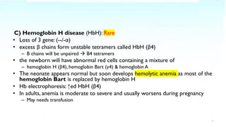 Thalassemia in OBGYN (July 2021) | PPT