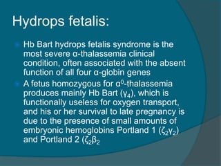 thalassemia subtypes | PPT