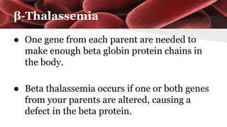 Thalassemia research project | PDF