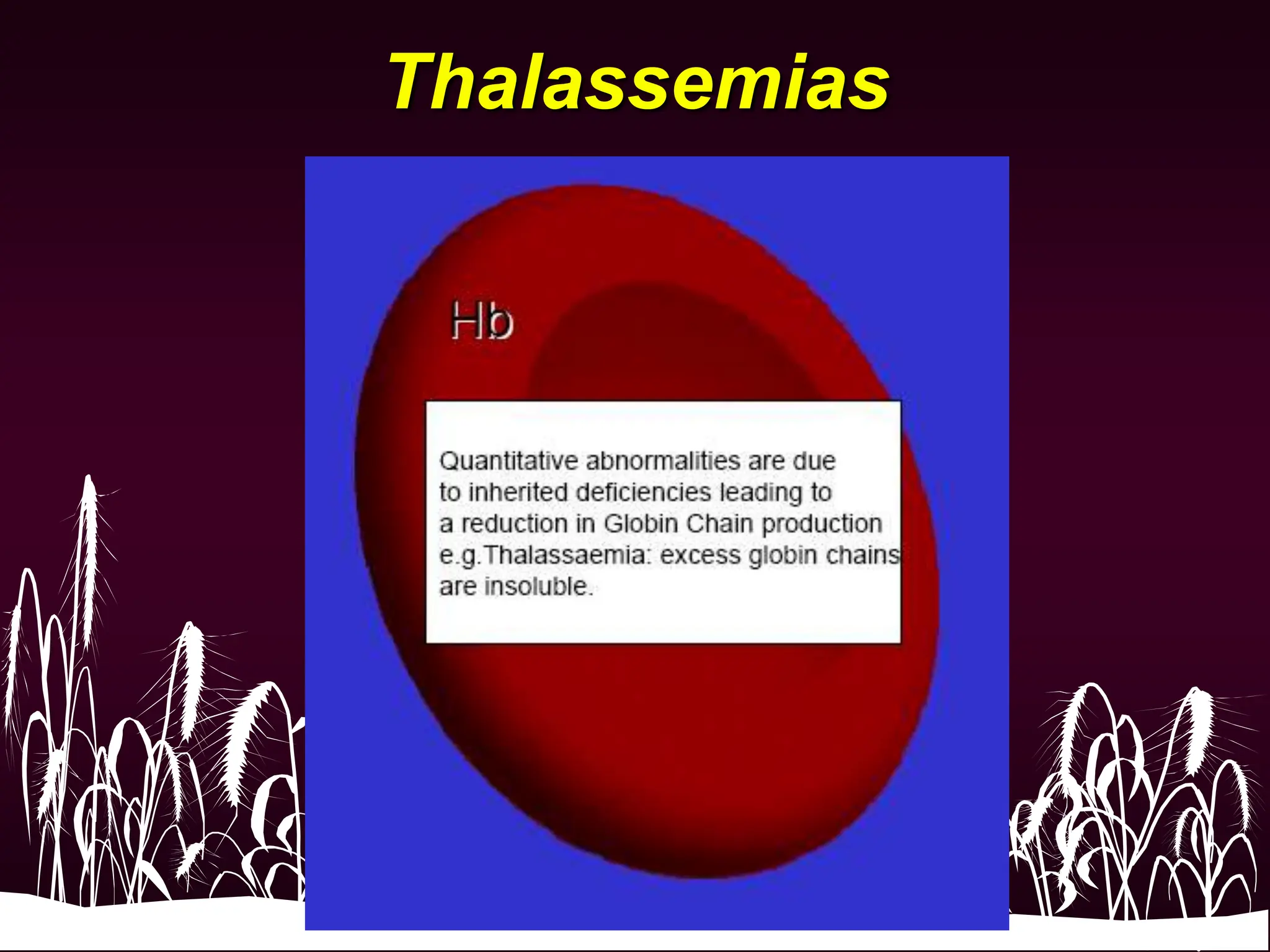 thalassemias PATHOGENESIS AND PATHOLOGY PPT | PPT
