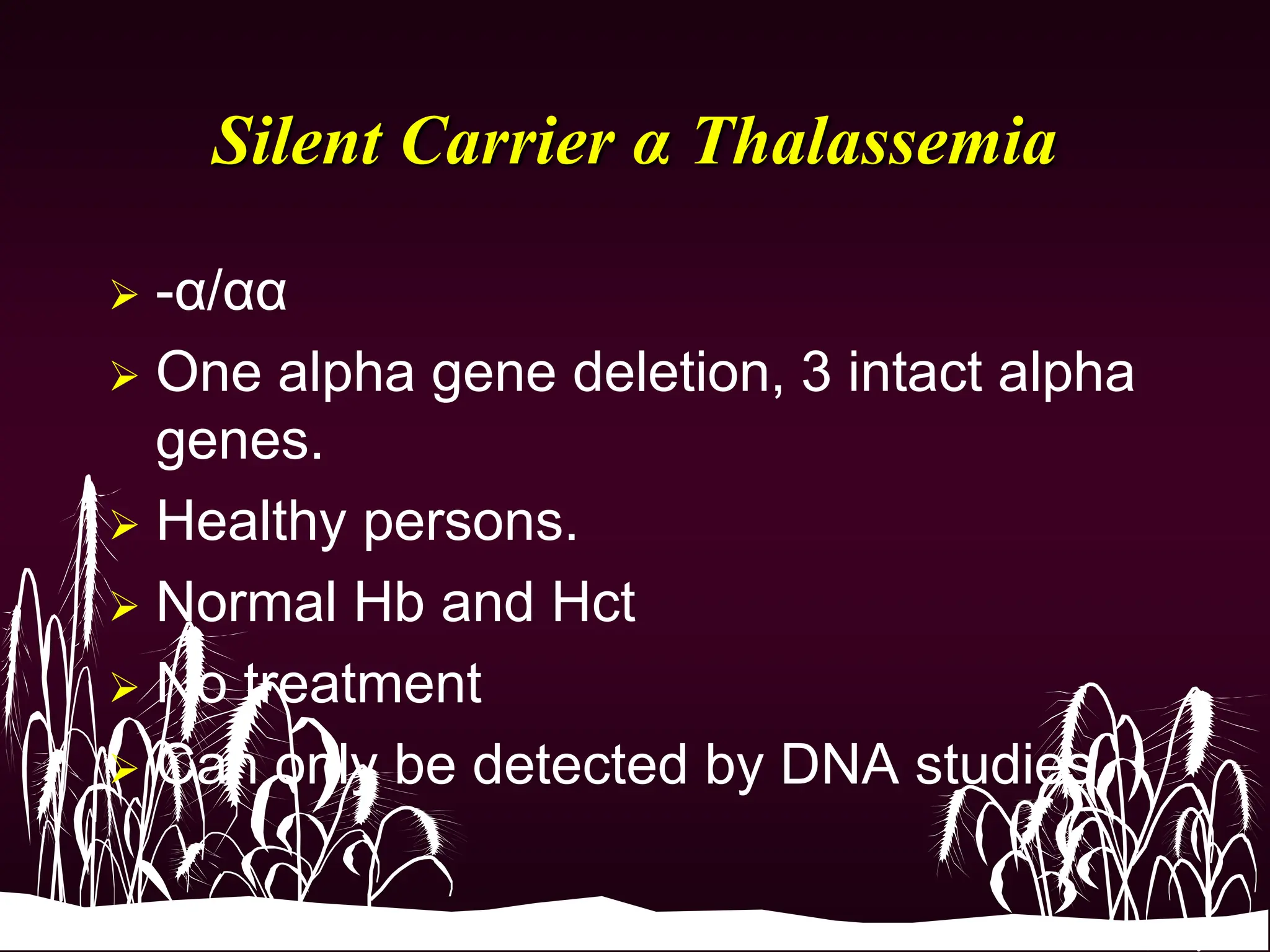 thalassemias PATHOGENESIS AND PATHOLOGY PPT | PPT