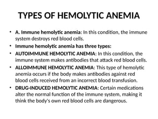 Understanding Thalassemia, Hemolytic Anemia (Hereditary & Acquired ...