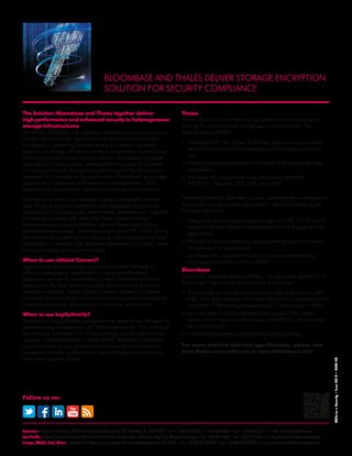 Thales bloombase store_safe_sb | PDF