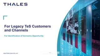 Thales e-Security corporate presentation | PPTX