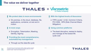 Thales e-Security corporate presentation | PPTX