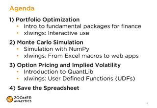 Python. Finance. Excel. - The Thalesians | PPT