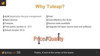 TuleapCon 2019. Thales Use Case | PPT