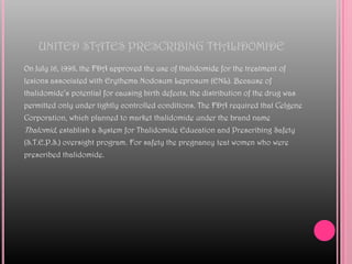 Thalidomide | PPTX