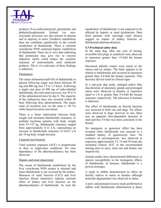 Thalidomide Capsule USP Taj Pharma SmPC | PDF