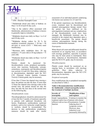 Thalidomide Capsule USP Taj Pharma SmPC | PDF