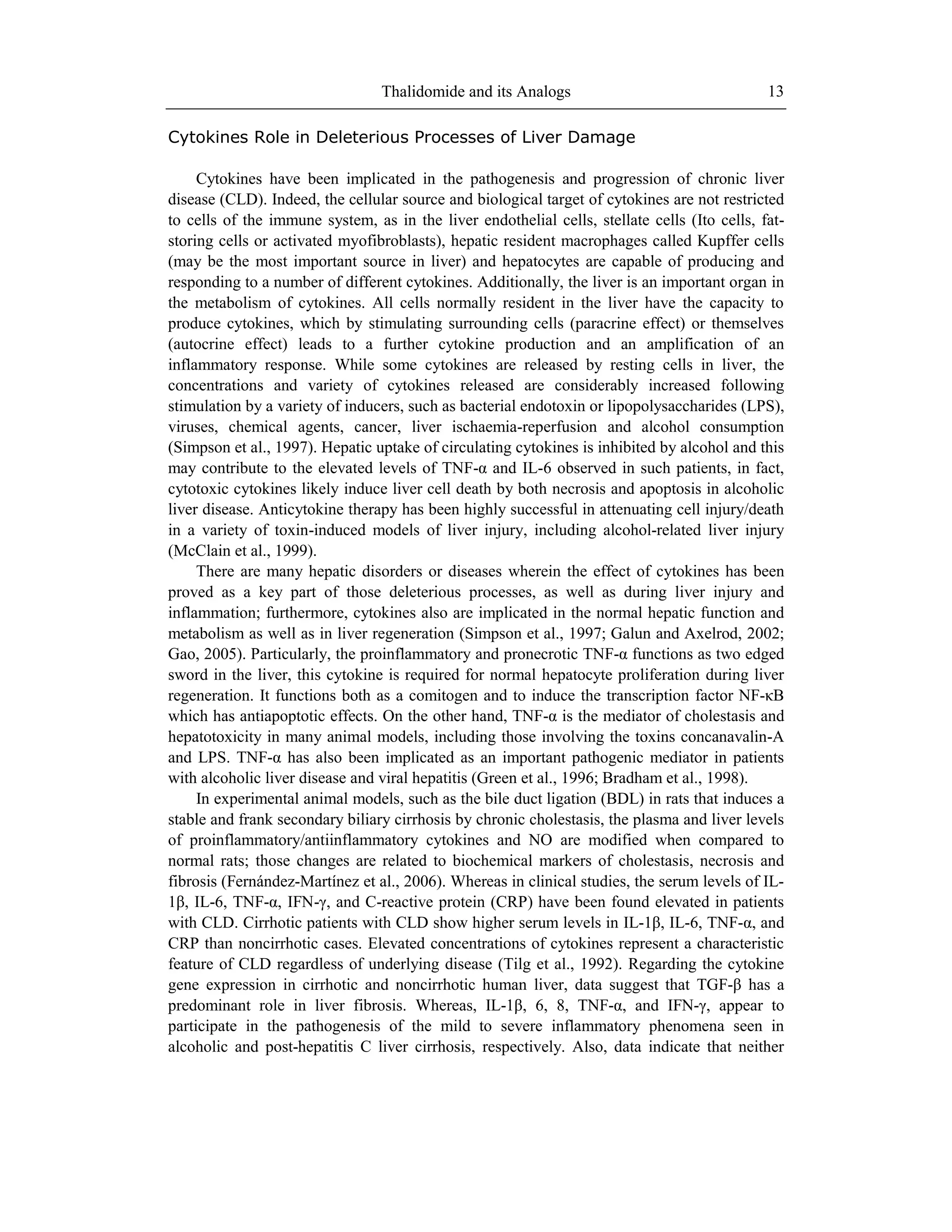 Thalidomide and liver cirrhosis | PDF